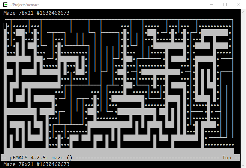 µEMACS | rfivet’s Projects
